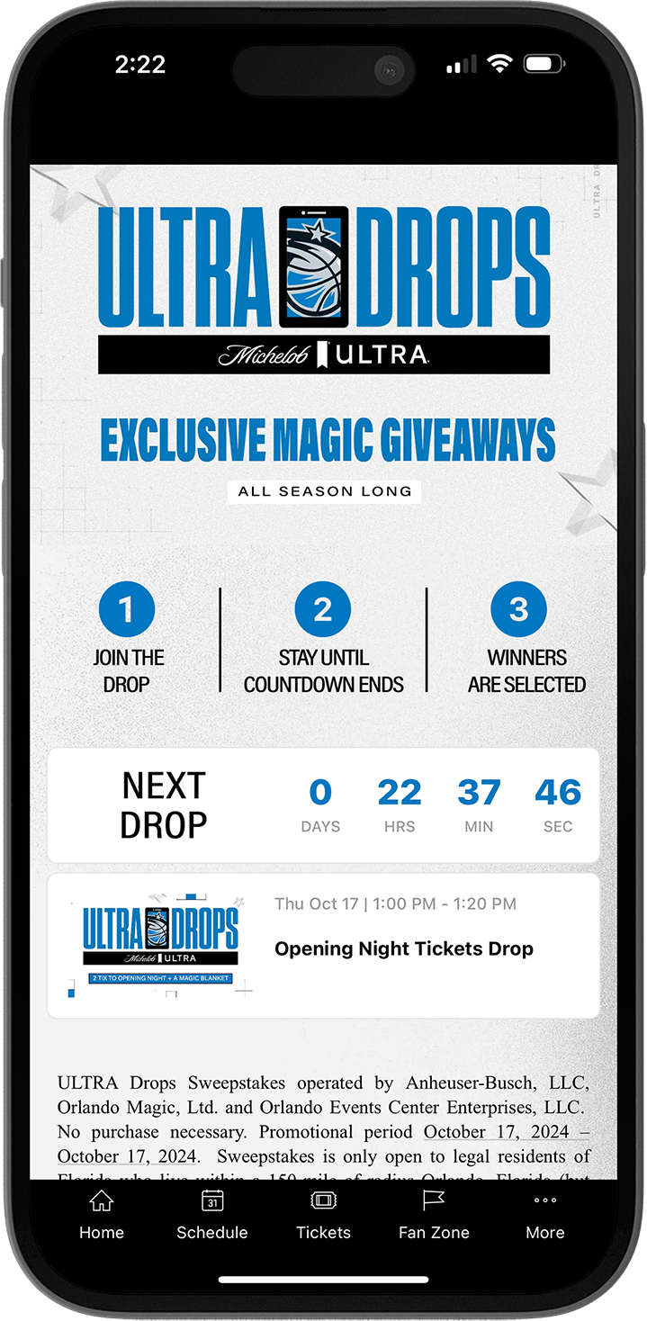 Ultra Drops | Orlando Magic